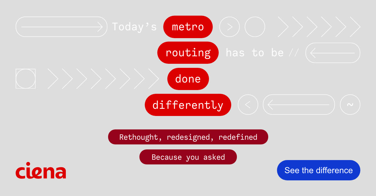 WaveRouter - Metro routing done differently - Ciena