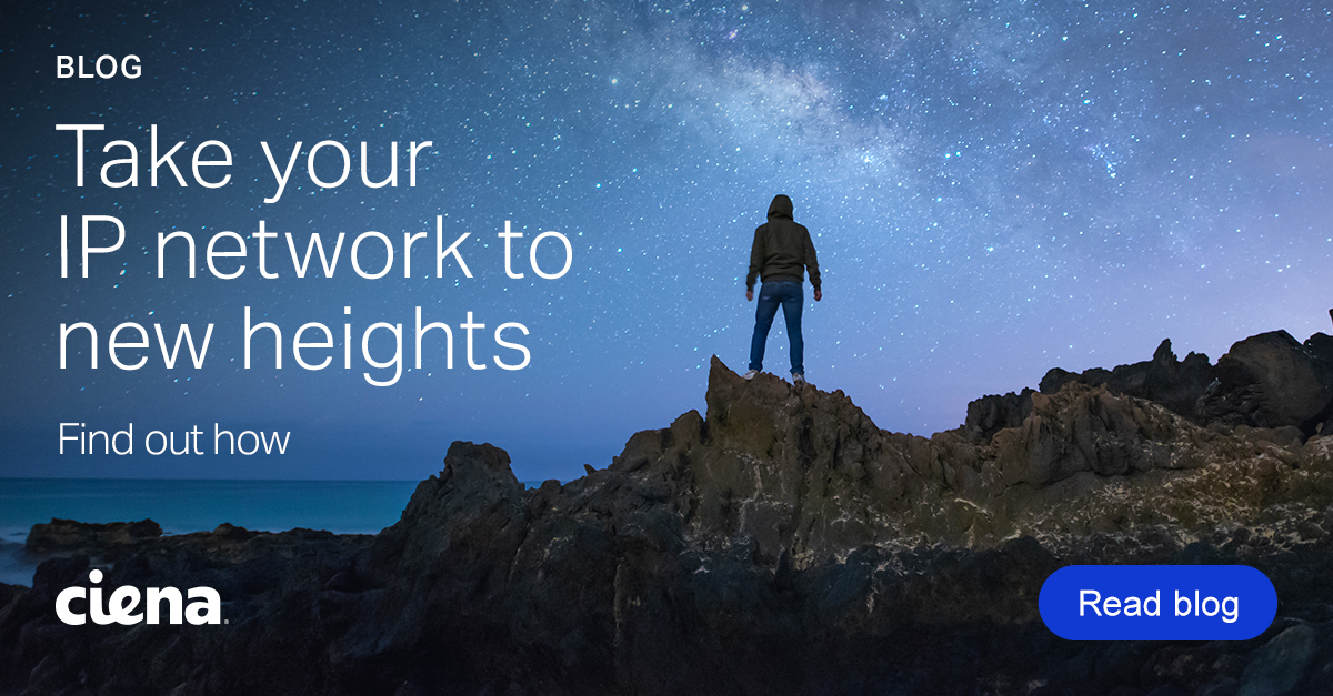 Want to take your IP network to new heights? Look no further than Ciena. - Ciena