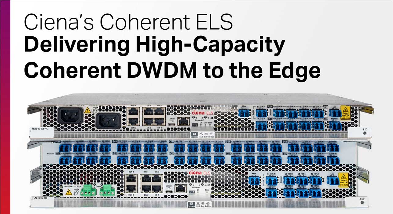 Coherent ELS: Delivering High-Capacity Coherent DWDM to the Edge - Ciena