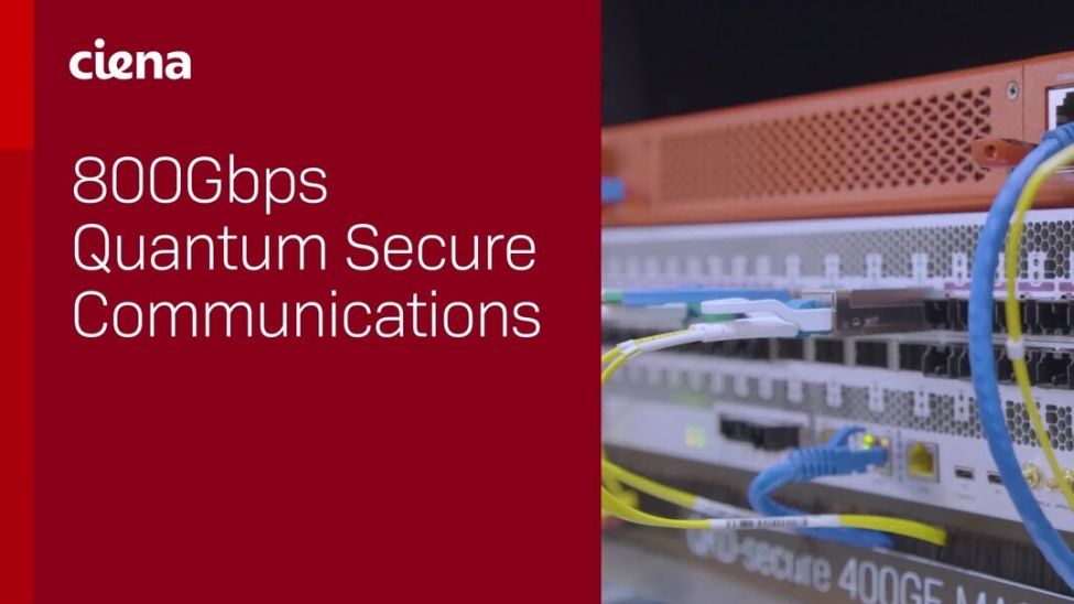 Quantum secure communications | Waveserver platform powered by 800 Gb/s encryption - Ciena