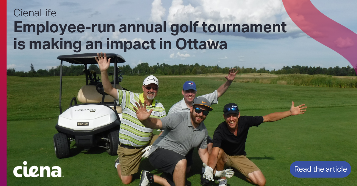 Employee-run annual golf tournament is making an impact in Ottawa - Ciena