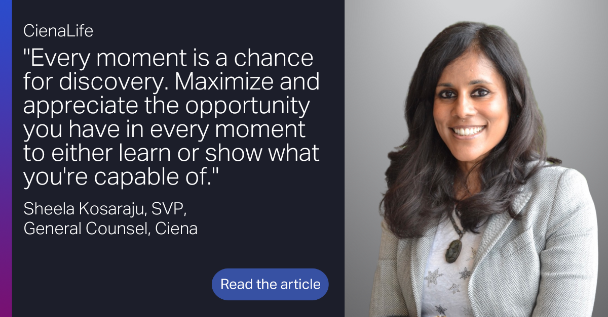 Leader insights: Sheela Kosaraju on making the most of every ...